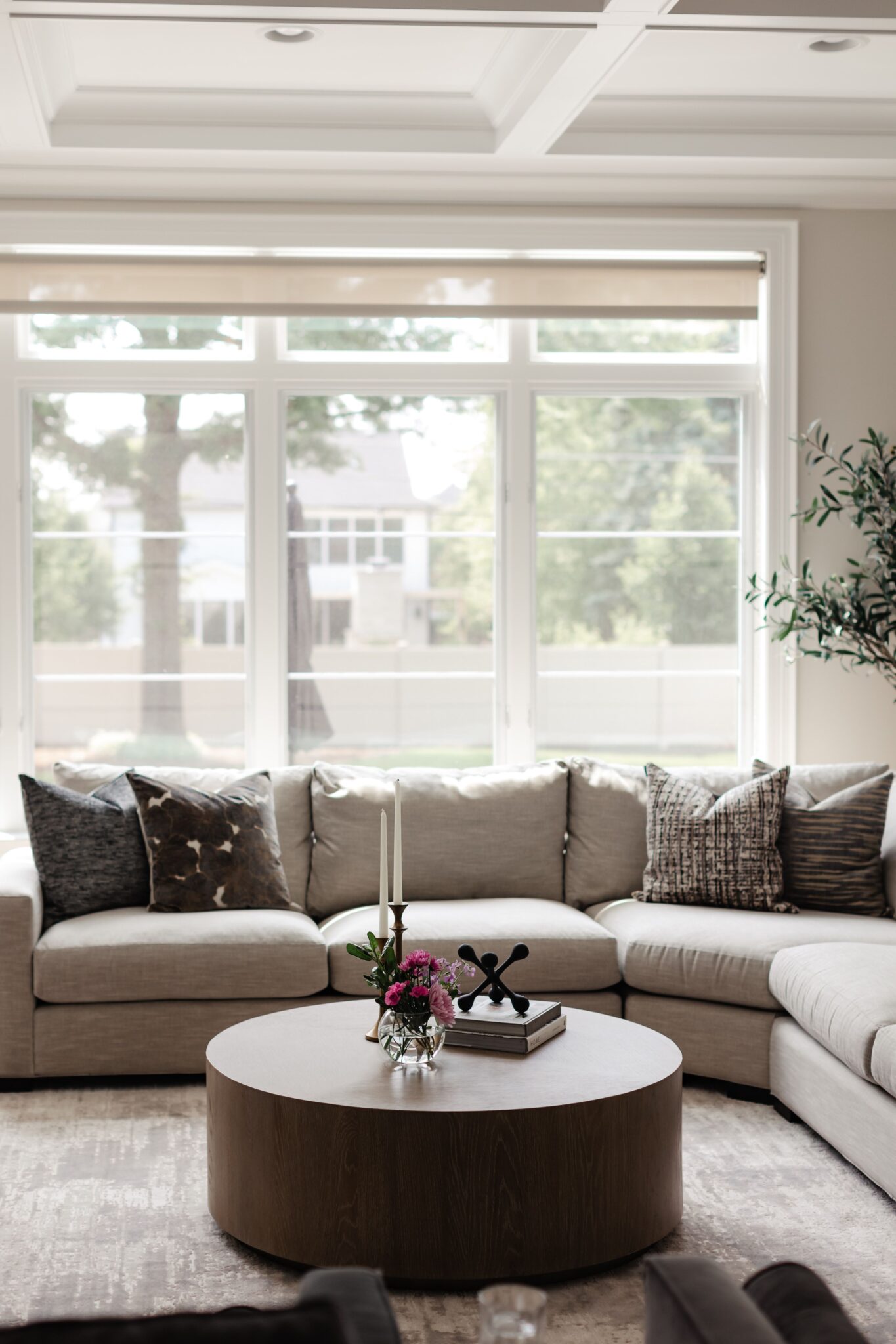 Two Story Window Treatment Options for Elegant Interiors | Dara Agruss ...